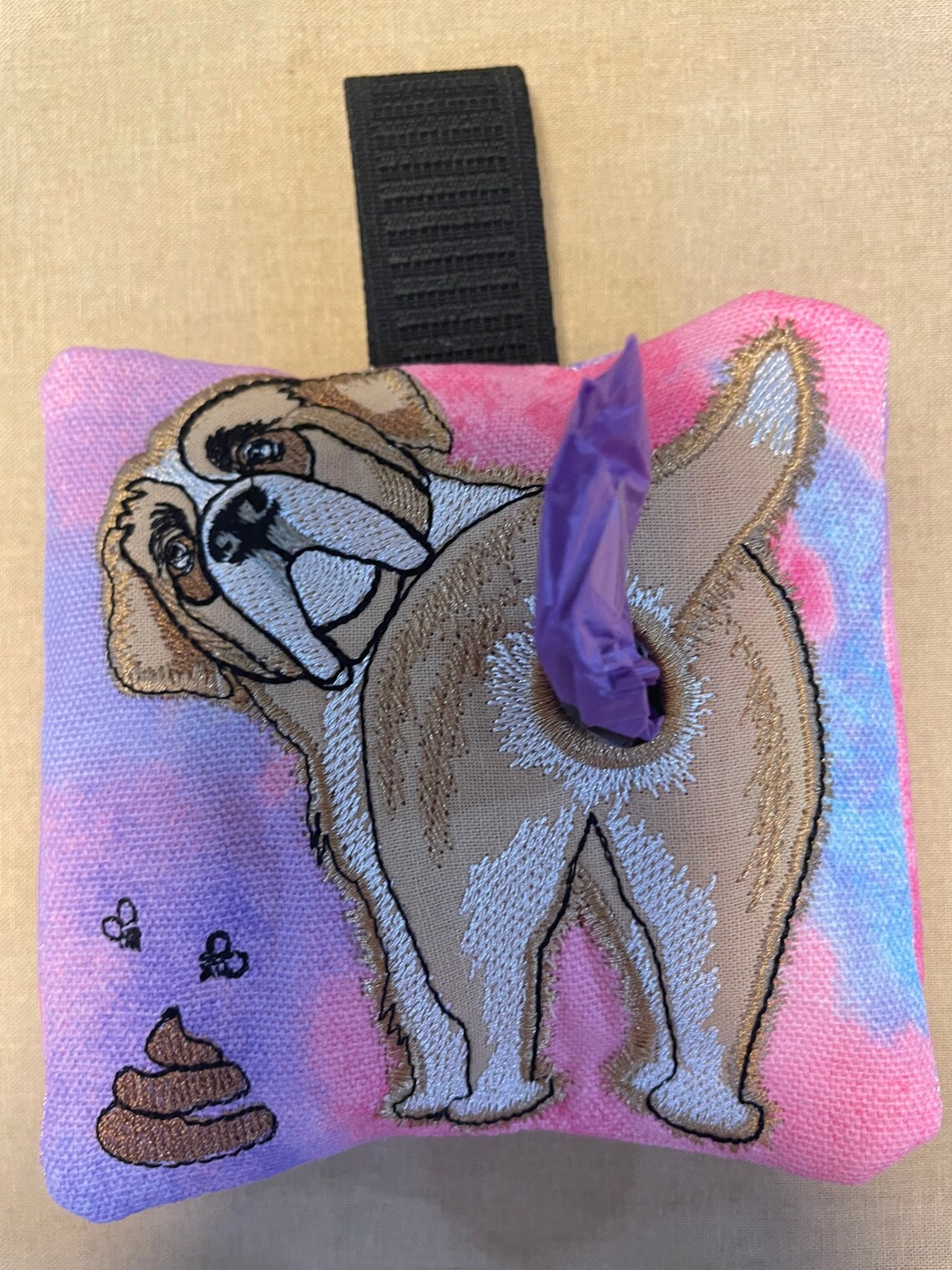 Saint Bernard Poop Bag Holder - Etsy