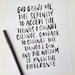 Serenity Prayer 8x10 Print - Hand Lettering and Calligraphy - Office ...
