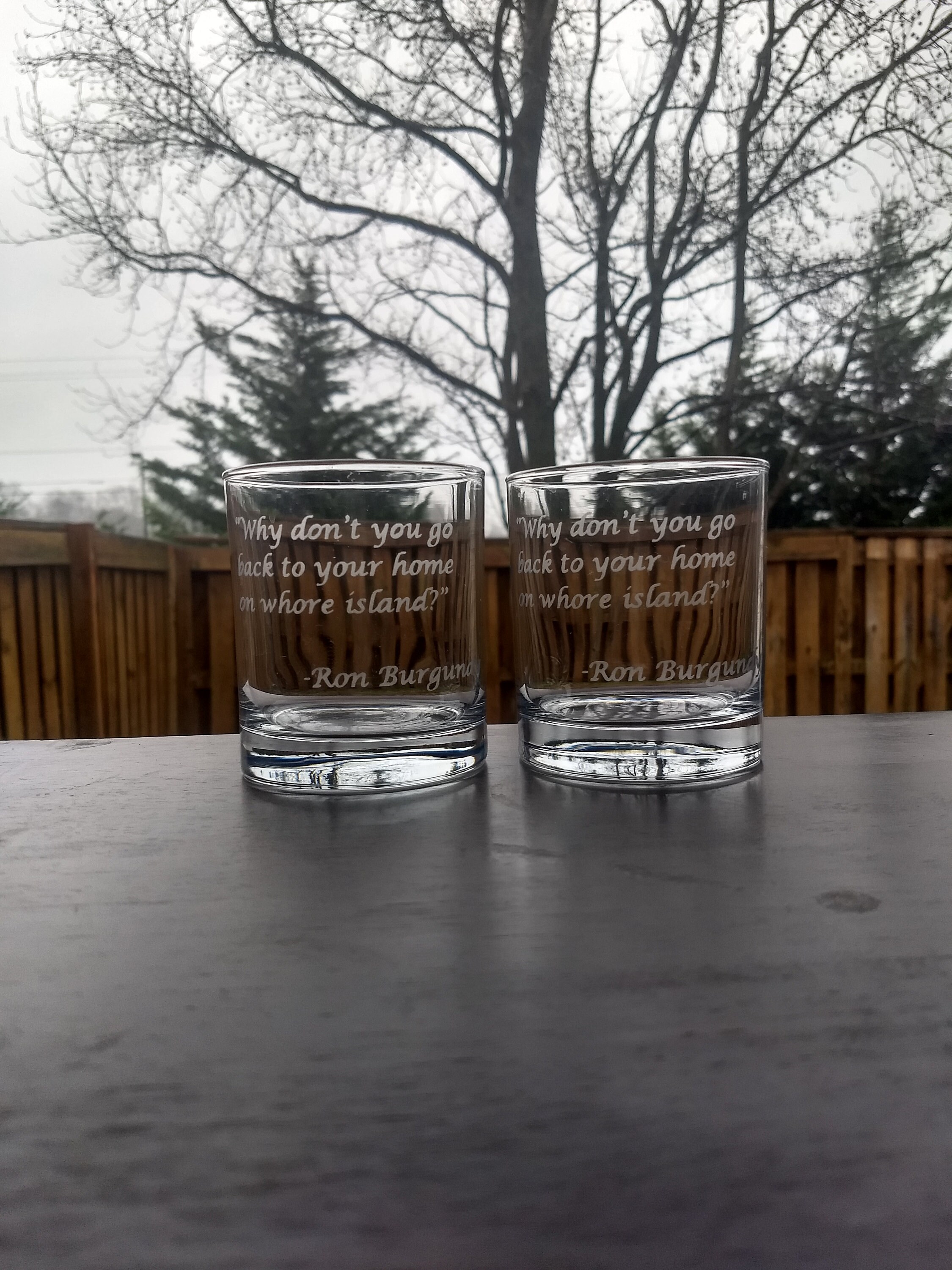 Etched Personalized Bourbon Glasses Etsy