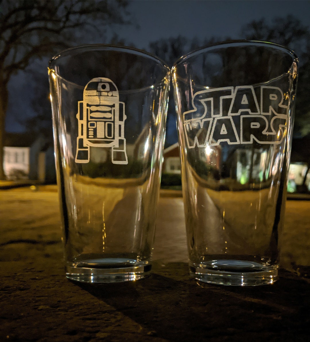 Etched Personalized Pint Glass - Etsy