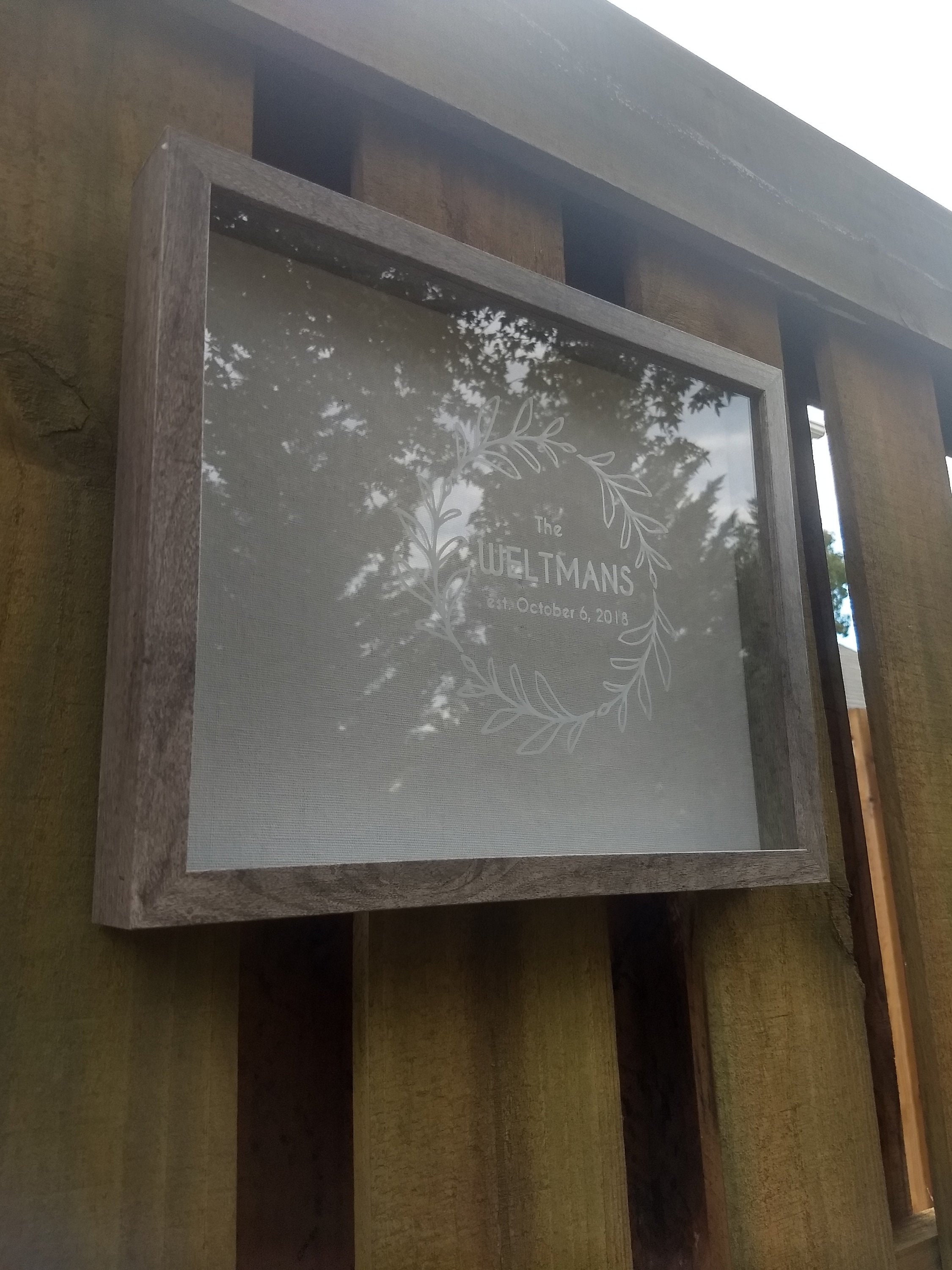 Etched Shadow Box - Etsy