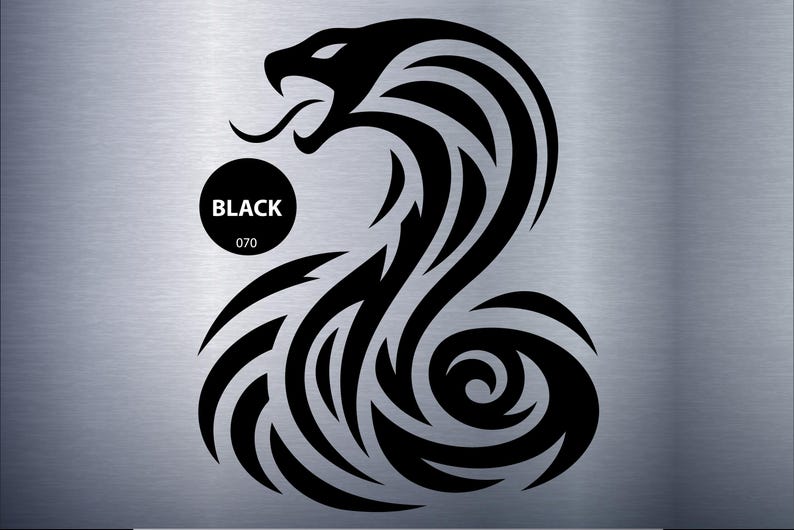 Tribal Snake Decal for Truck Snake Decal for Laptop Snake Tattoo Style ...