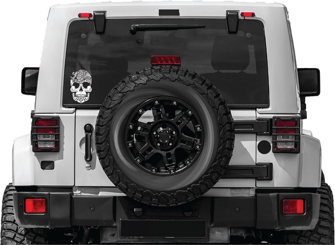 Mexican Skull Decal, Tribal, Aztec, Culture, Dia De Muretos, Day of the ...