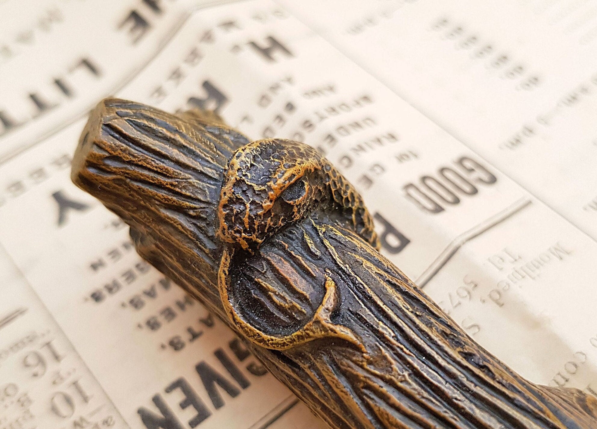 Cunning Serpent Wand: Harry Potter Inspired Handcrafted Resin - Etsy