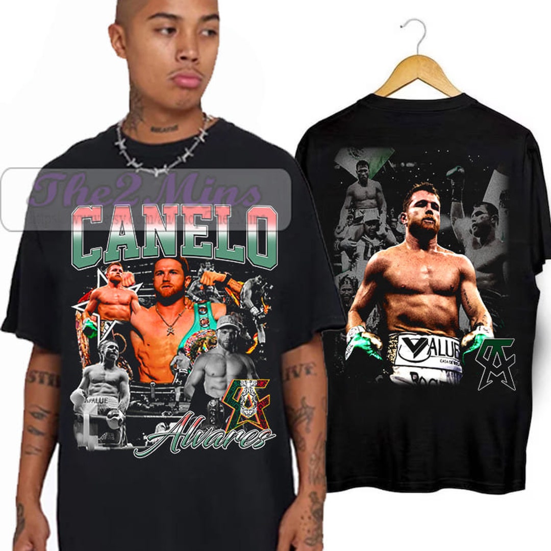 Vintage 90s Graphic Style Canelo Alvarez T-shirt, Canelo Alvarez Two ...