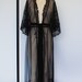 Black Mesh Robe - Etsy