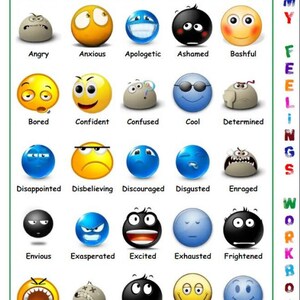 My Feelings Workbook - Etsy