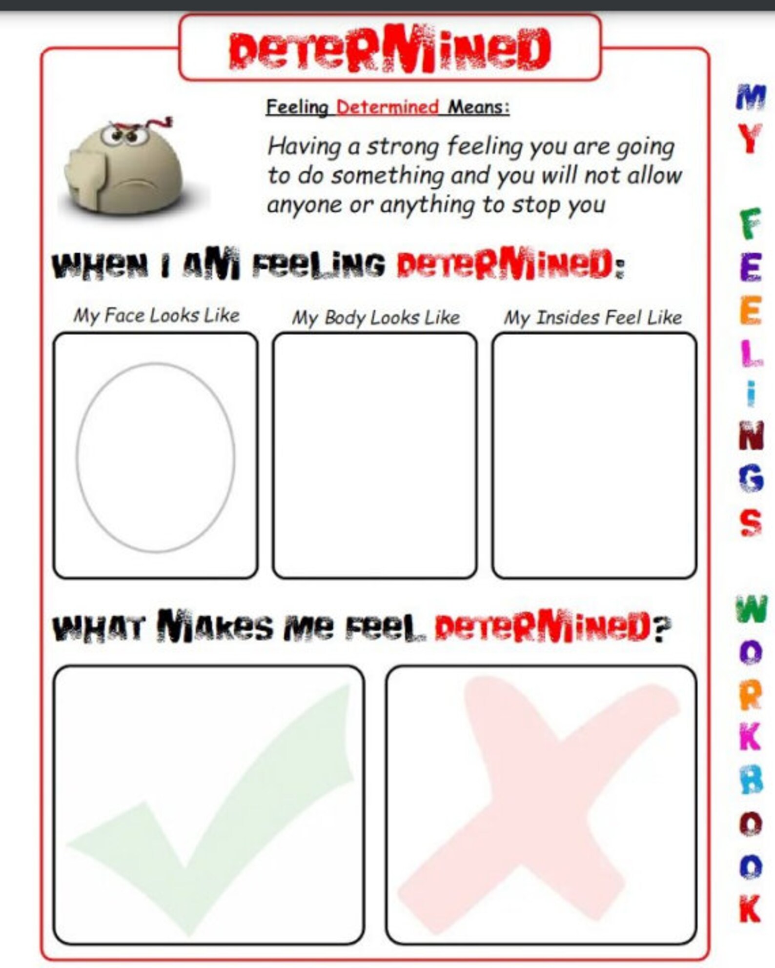 My Feelings Workbook - Etsy