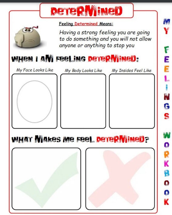 My Feelings Workbook - Etsy