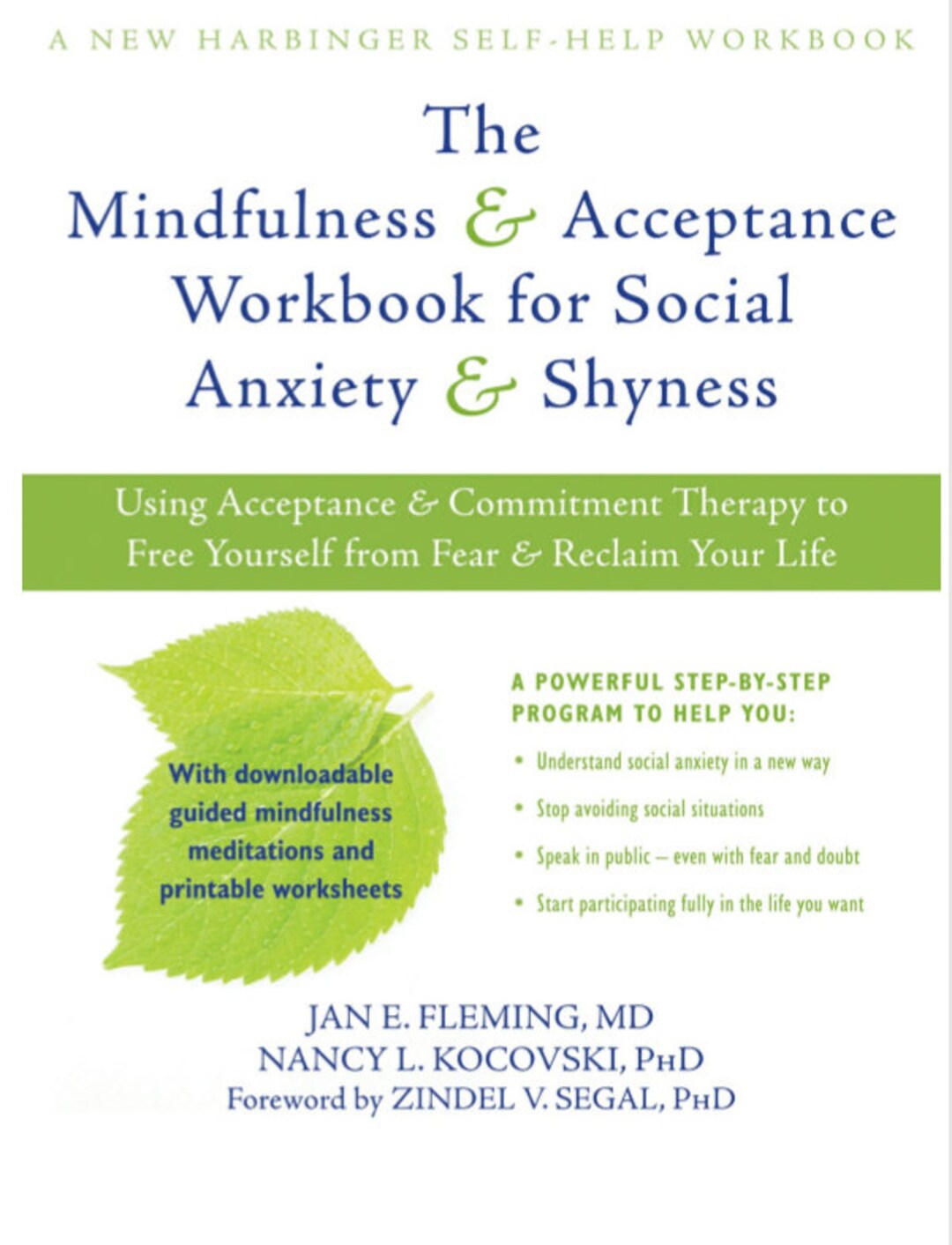 Self-help Workbook for Social Anxiety and Shyness - Etsy