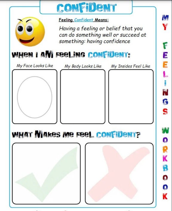 My Feelings Workbook - Etsy