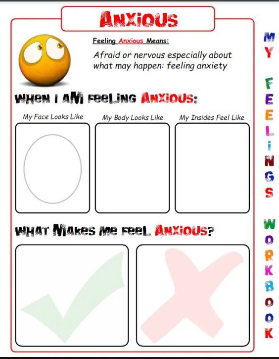 My Feelings Workbook - Etsy