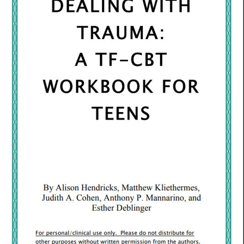 Trauma Workbook - Etsy