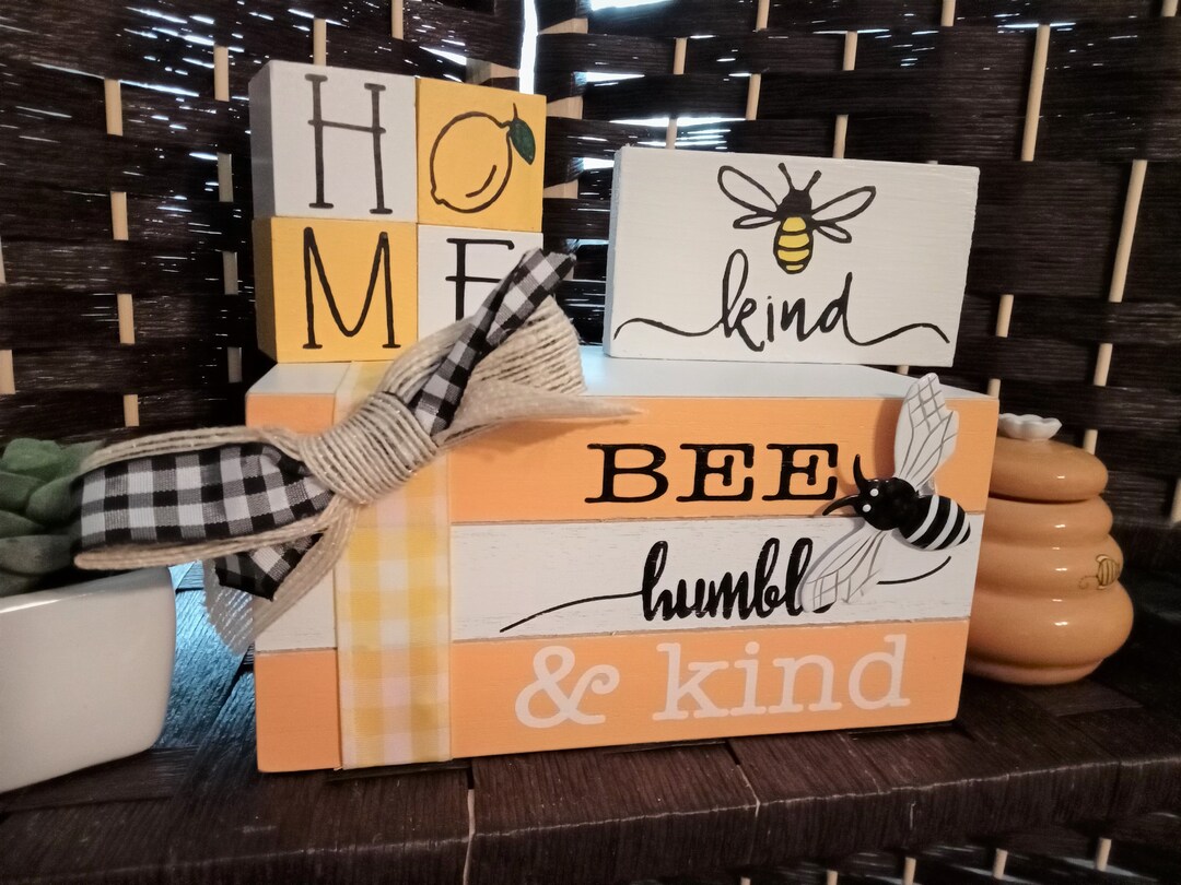 Bee Kind Home Décor Wooden Signs - Etsy