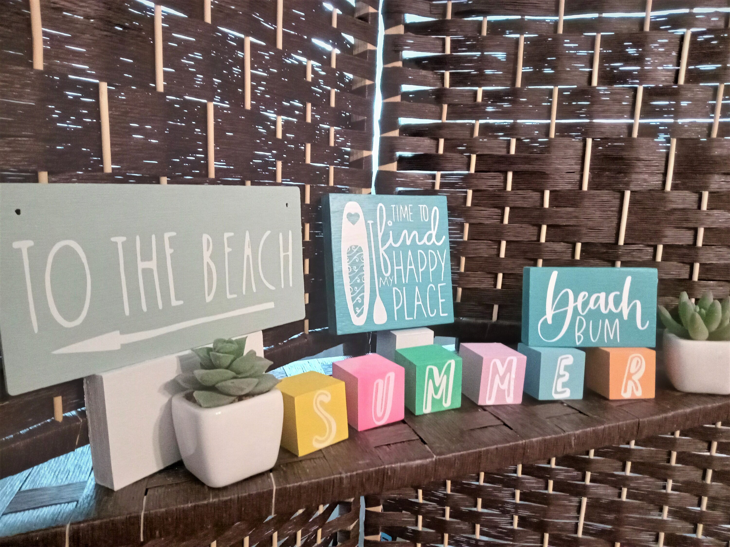 Summer Beach Wooden Signs - Etsy