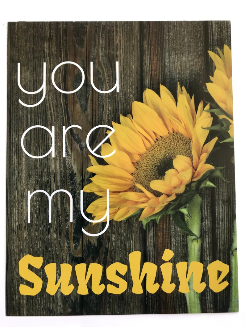 You Are My Sunshine Sunflower Wreath Sign - Etsy