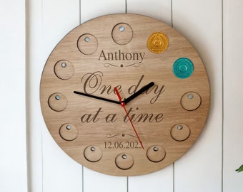 Personalised Recovery Token Display Clock,recovery Tokens,personalized ...