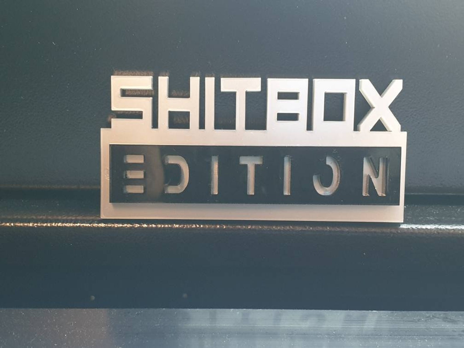 High Quality Shitbox Edition Badge High Gloss Acrylic - Etsy UK