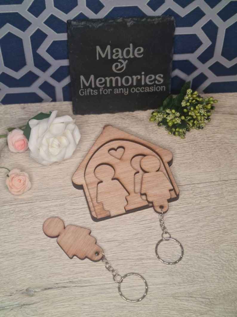 His and Hers, Hers and Hers, His and His Keyrings and Key Holder. First ...