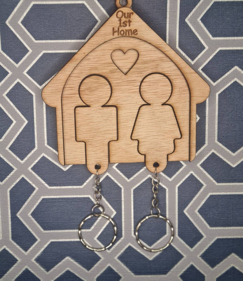 His and Hers, Hers and Hers, His and His Keyrings and Key Holder. First ...