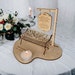 Personalised Wedding Memorial Centrepiece Candle Display Bench Save a ...