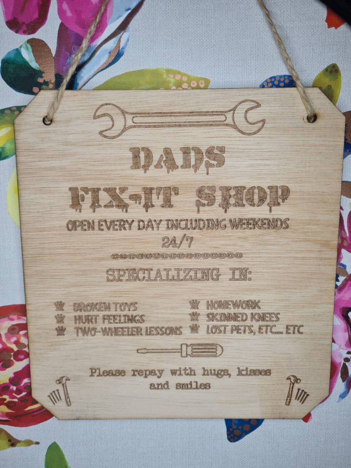 Dads Fix-it Shop Novelty Sign Workshop Garage Man Cave - Etsy