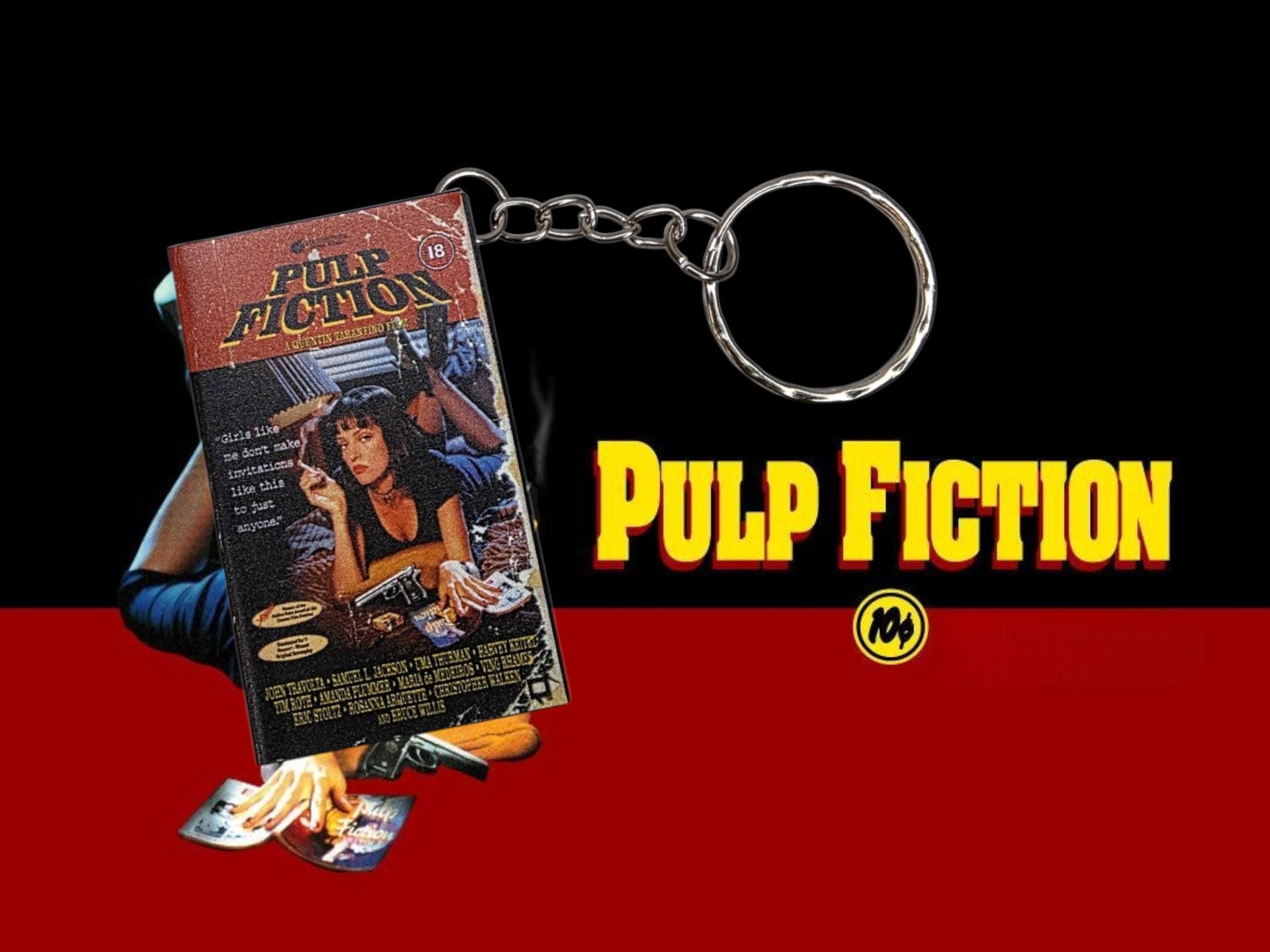 Retro VHS Style Keyring - Pop Culture Key Chain - Movie Memorabilia ...