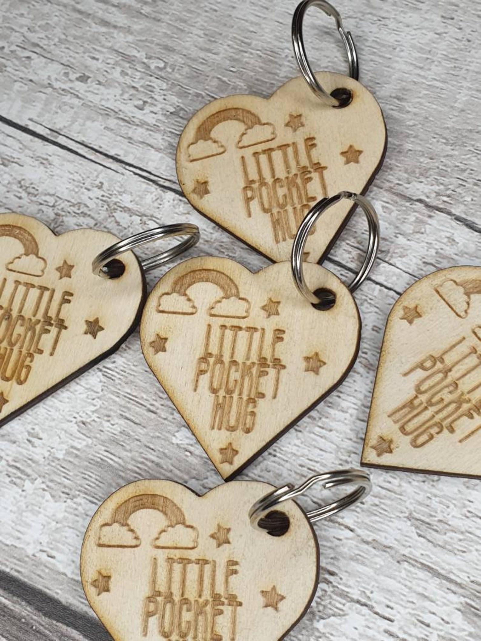 Pocket Hug Key Chain Send to Family and Friends During | Etsy