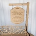Personalised Wedding Memorial Centrepiece Candle Display Bench Save a ...