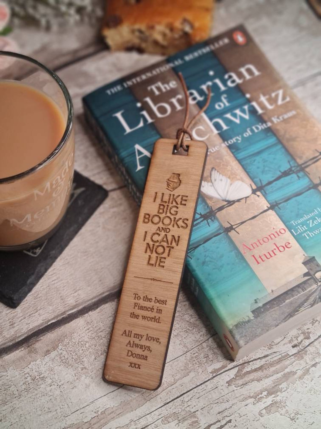 Personolised Wooden Bookmark, Birthday, Anniversary Present. Mothers ...