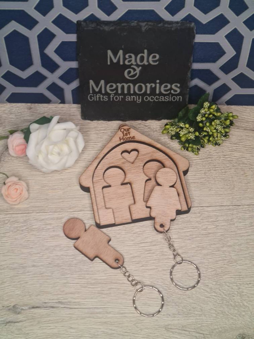 His and Hers, Hers and Hers, His and His Keyrings and Key Holder. First ...