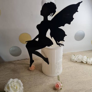 Fence Top Sitting Fairy Pixie Fairy House Garden Patio Magical Great ...