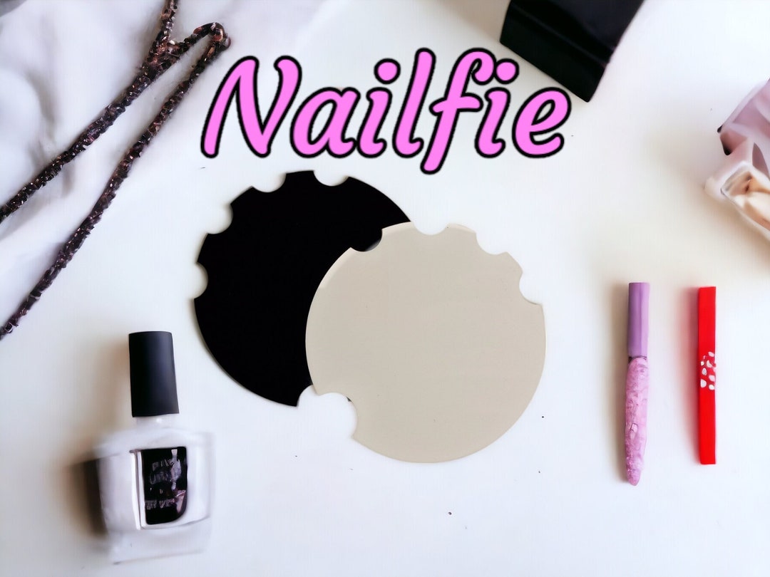 Acrylic Nailfie Nail Technician Prop - Acrylic Nail Prop Disc - Flat ...