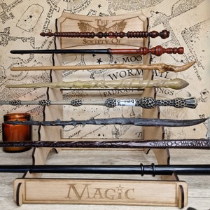 Magic Wand Display Stand. Display Your Wand Collection!! Wicca - Witch ...