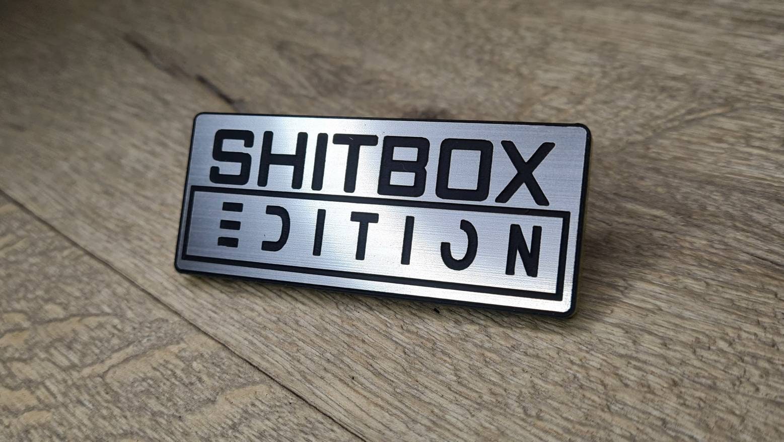 Shitbox Edition Fun Novelty Auto Badge! Perfect and Long Lasting for ...