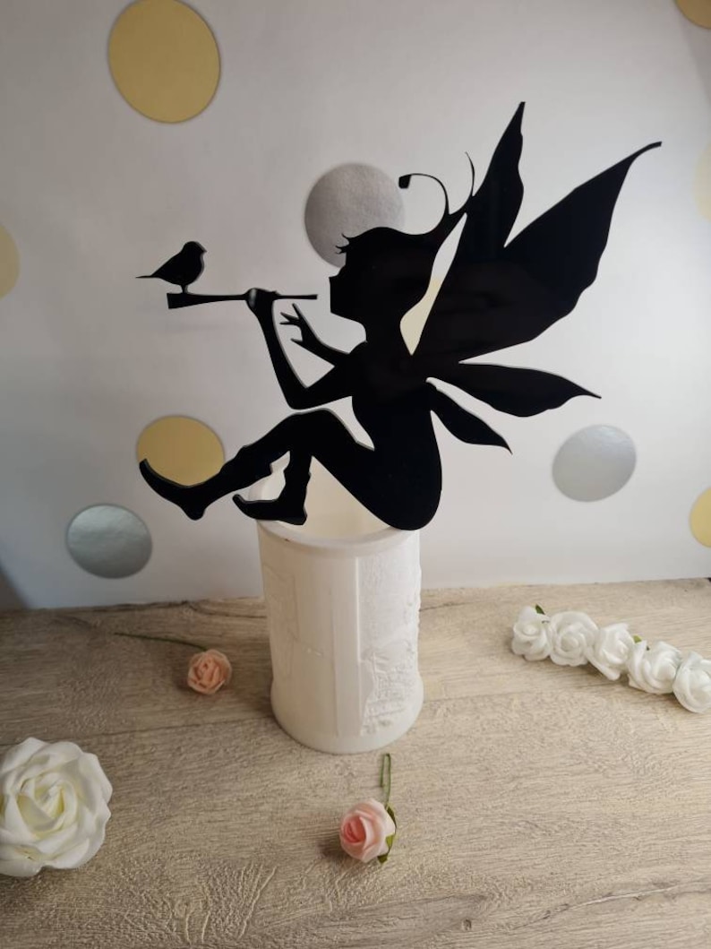 Fence Top Pixie Piper Fairy Fairy House Garden Patio | Etsy