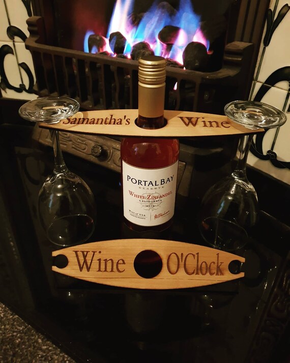 Personalised double Champagne/wine butler. Your own choice | Etsy