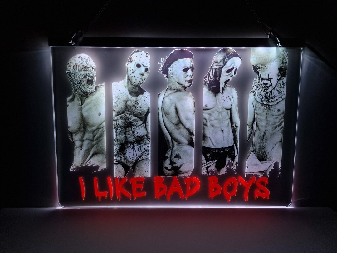 Large Horror Movie Inspired Mood Light - LED - Man Cave - Gaming Night ...