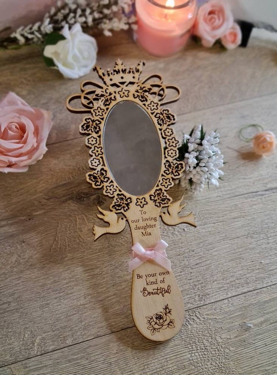 Beautiful Hand Mirror Beautichen Wood Handheld Mirror Makeup Hand