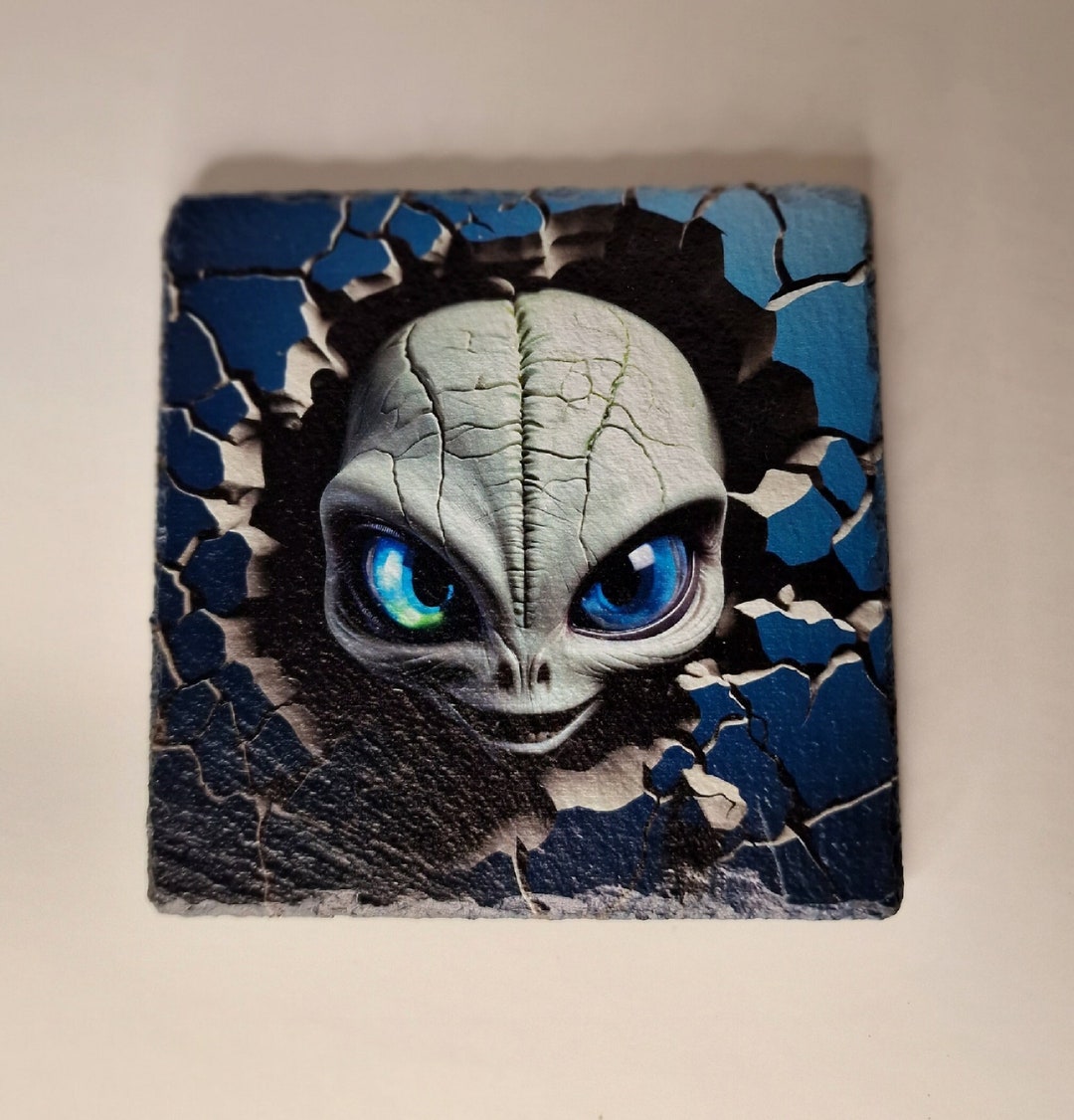 Alien Breakout Coaster - Candle Display Stand - Space - UFO Decoration ...