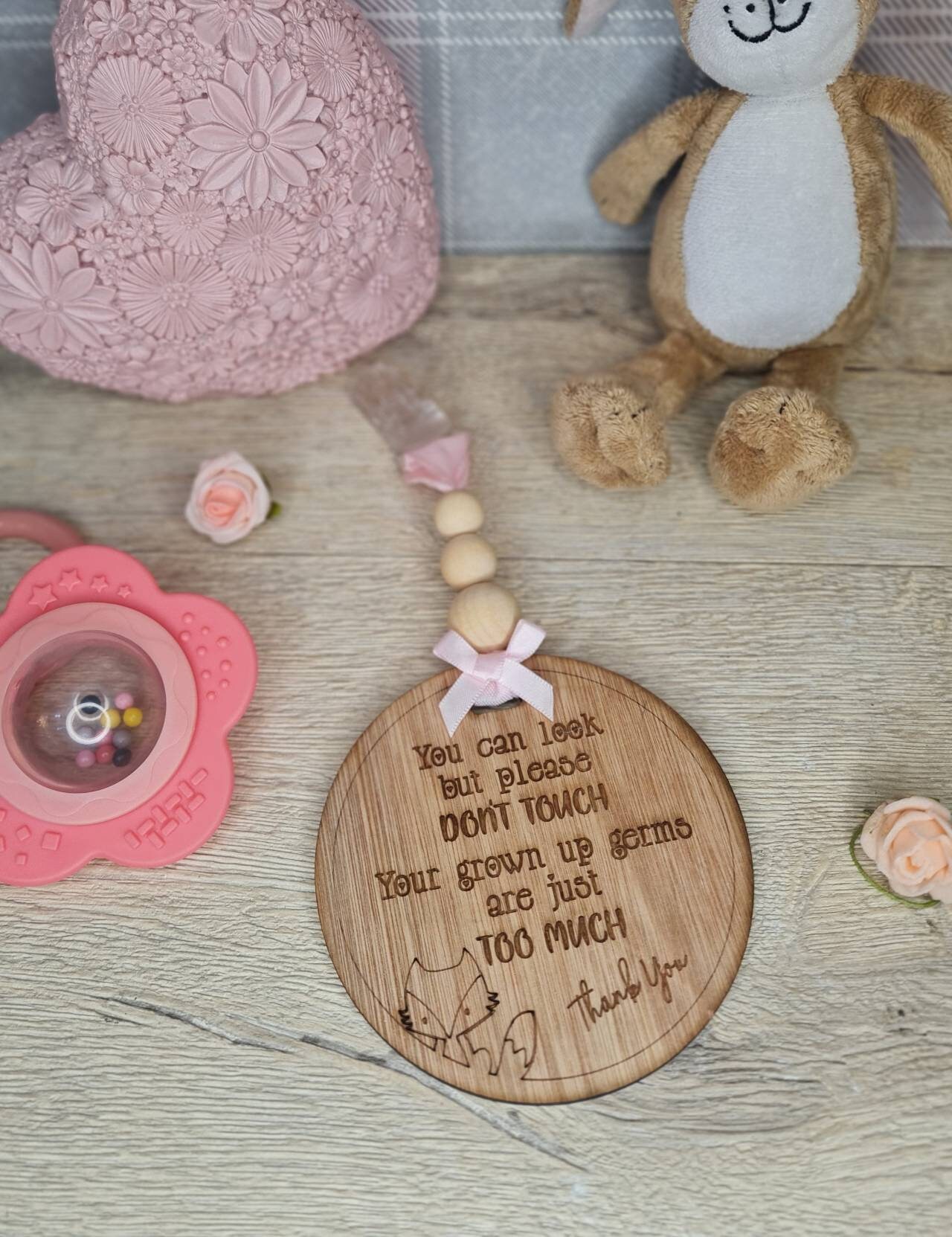 Baby Pushchair Sign Keep Unwanted Hands off Your Baby Pram - Etsy UK