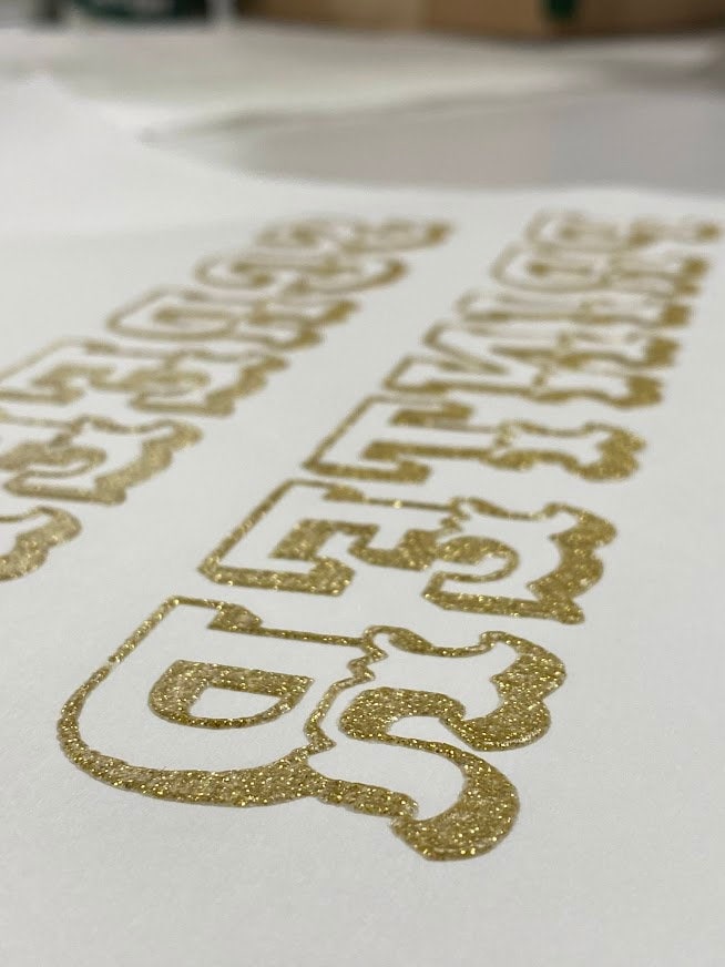 GLITTER Screen Print Transfer High Quality CUSTOM Screen - Etsy