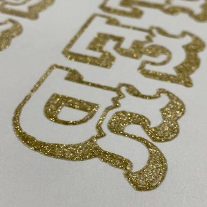 GLITTER Screen Print Transfer - High Quality CUSTOM Screen Print Transfers - Affordable, Vinyl ...
