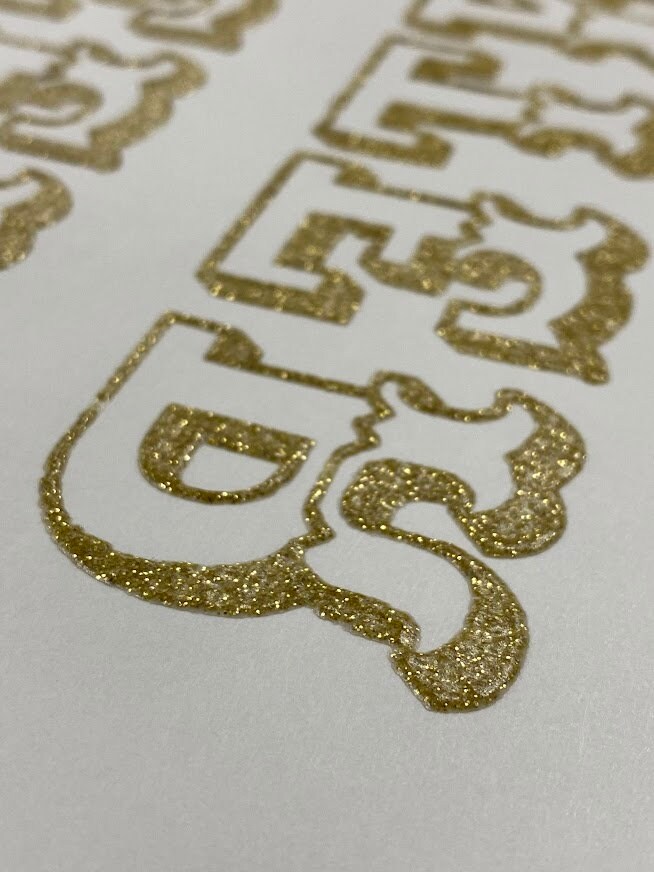 GLITTER Screen Print Transfer High Quality CUSTOM Screen - Etsy