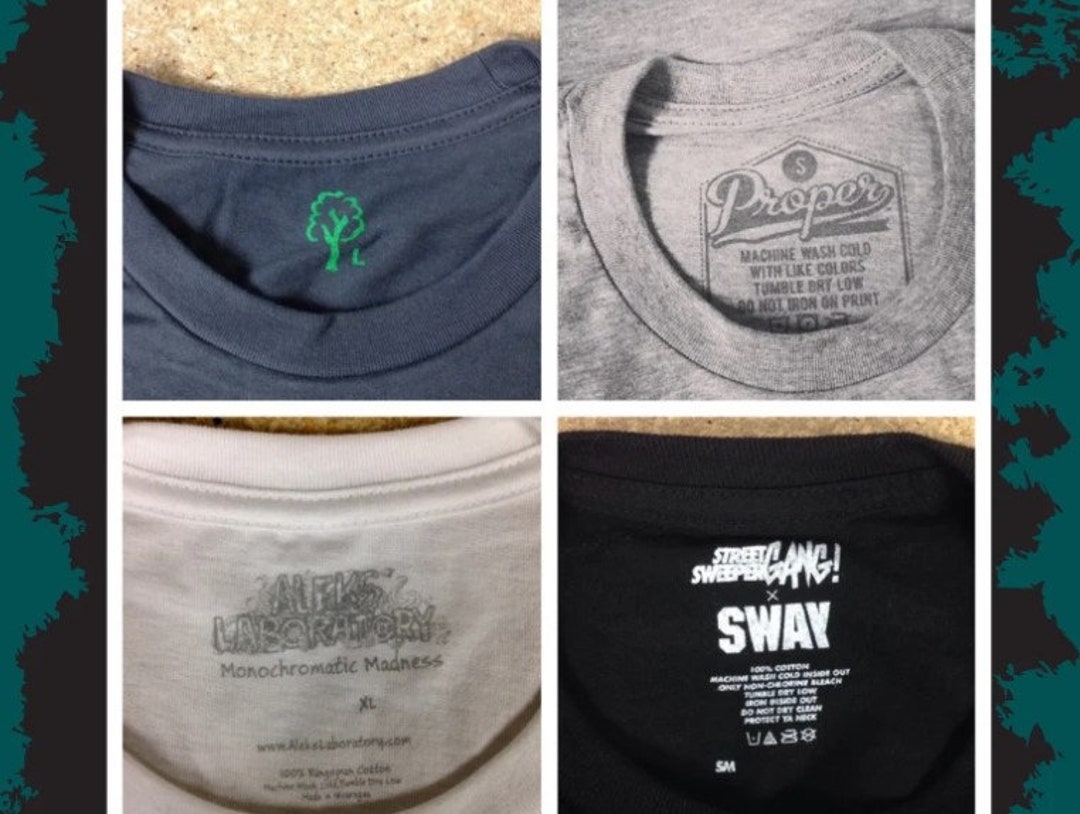 CUSTOM NECK LABEL Transfer - Affordable Custom Neck Tag for T Shirt and ...