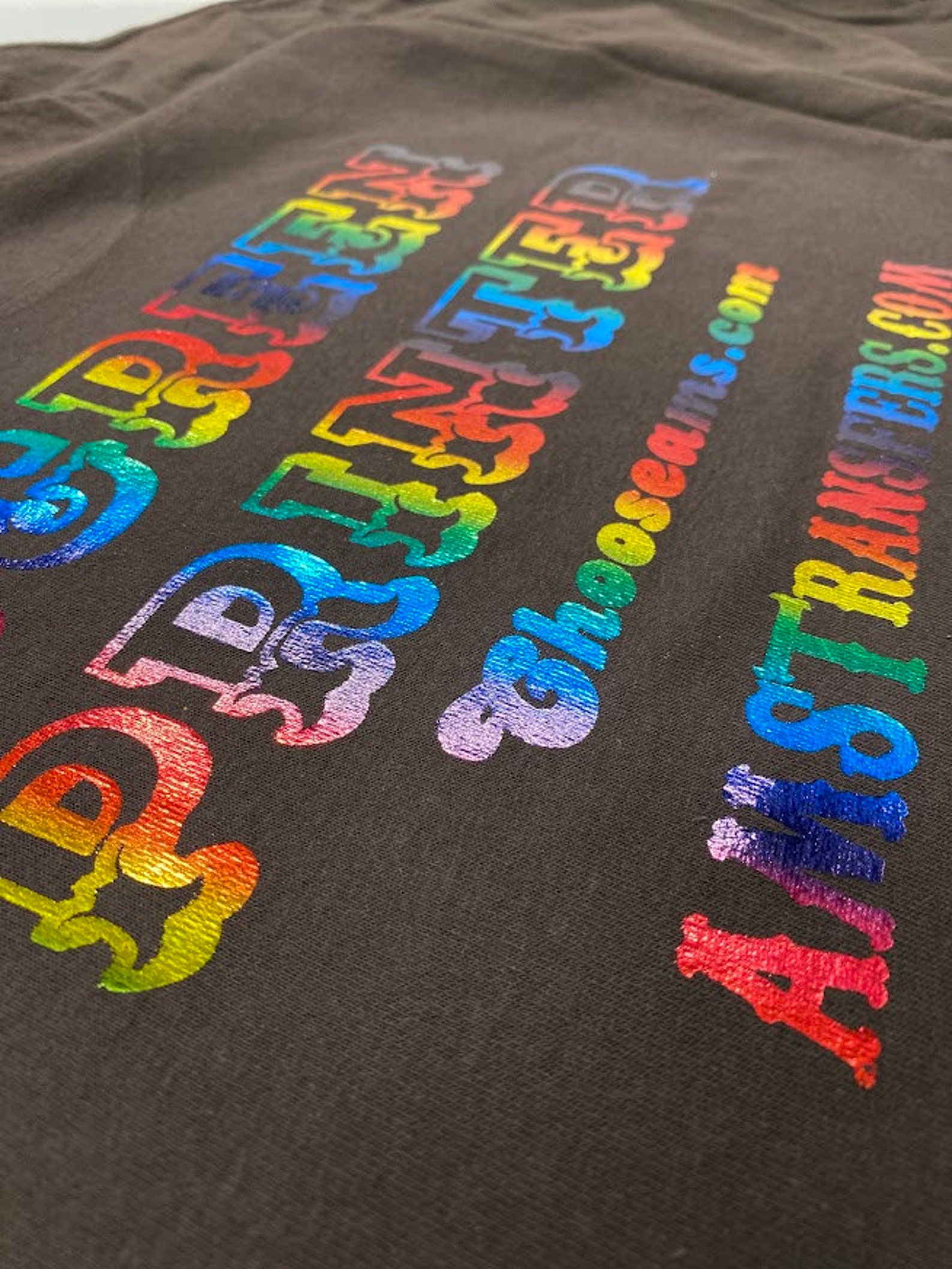 Foil Screen Printed Transfer High Quality CUSTOM Screen - Etsy