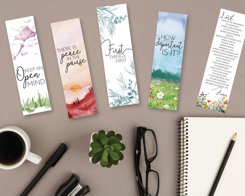 Printable Recovery Bookmarks - Alanon, Coda, & 12-step Program Slogans ...