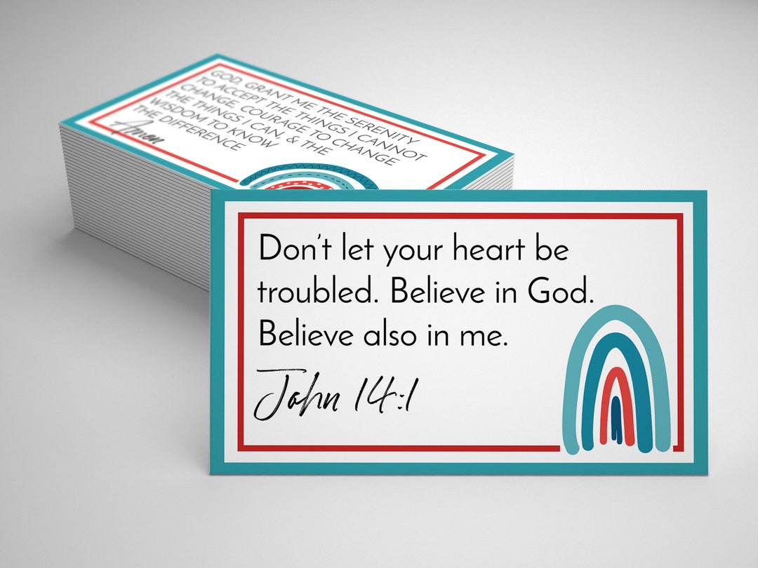 Printable Anxiety Bible Verse Pocket Cards - Scripture, Prayers ...