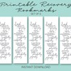 Printable Recovery Bookmarks - Alanon, Coda, & 12-step Program Slogans ...
