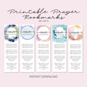 Printable Celtic Prayer Bookmarks - Caim Prayer of Serenity and Comfort ...